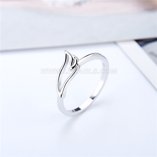 S925 sterling silver angle swing ring for women LP pearl jewelry store