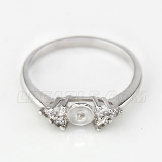 925 sterling silver pearl ring mounting, 925 sterling pearl ring ac LP ...